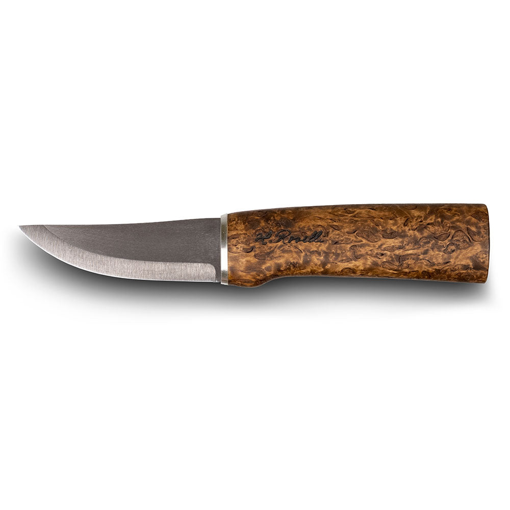 Couteau de chasse court | Acier carbone premium | Roselli Finlande
